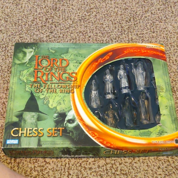 Hasbro | Games | Lord Of The Rings Collectible Chess Set | Poshmark